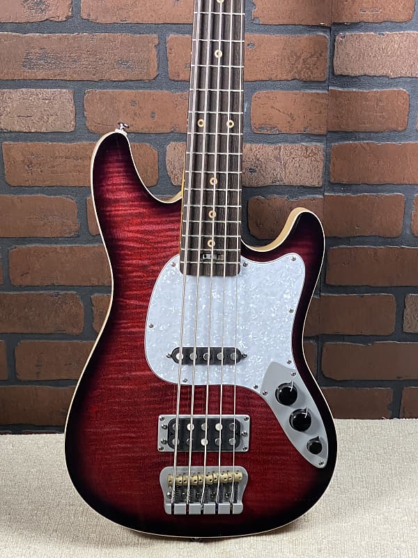 Woodcraft Ampmaster 5 String Dual Pickup Short scale 30″ Electric Bass ...